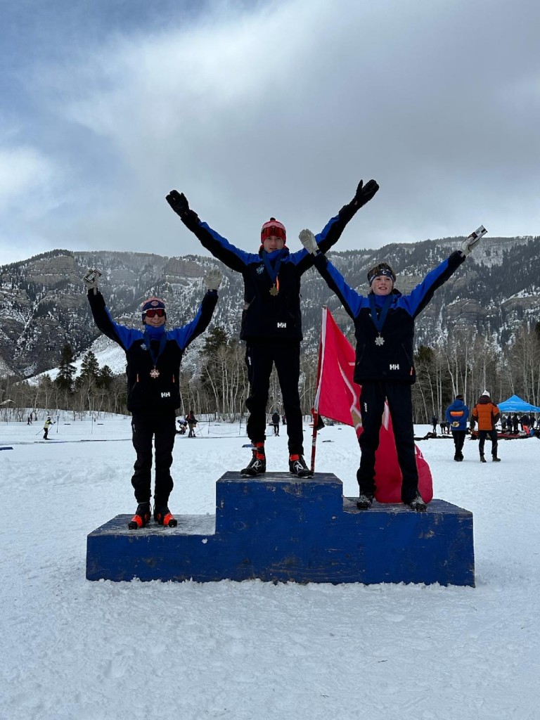 Cross Country Athletes Tig Loomis, Sawyer Landers, and Langdon Devin ...